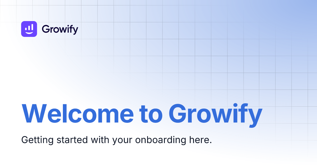 Welcome to Growify | Growify